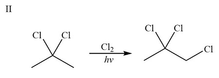 From the dichlorination of propane, four isomeric products with the ...