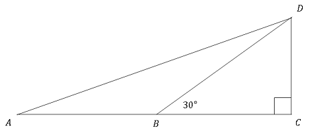 Using the figure below, obtain radical expressions for \sin 15^\circ ...