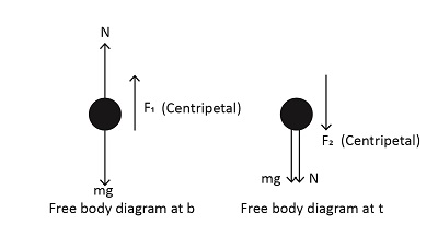 A sizeless ball is at rest initially at the height of h. Then rolls ...