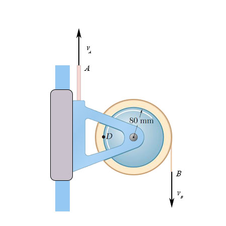 The spool of tape shown and its frame assembly are pulled upward at a ...