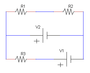 In the circuit shown in the picture below, we have three resistors R1 ...