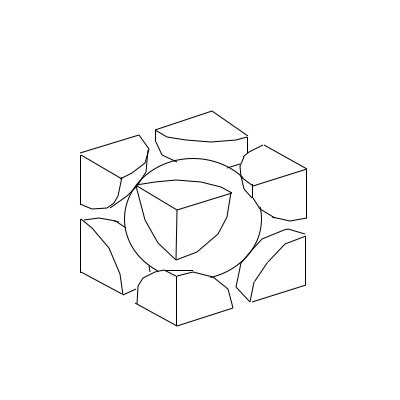 For the BCC lattice shown below, determine the planar packing factor of ...