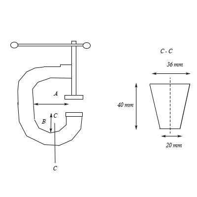 A single square thread power screw shown in the figure has a mean ...