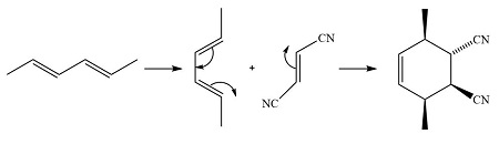 Predict the major product(s) of the following Diels-Alder reaction ...