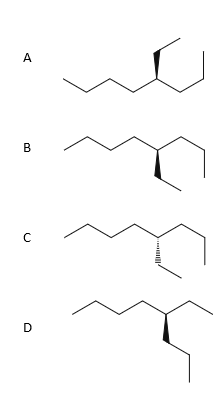 Draw the structure for the compound (R)-4-ethyloctane. | Homework.Study.com