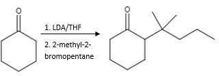A student proposed the following synthesis. Why did it fail? A.) LDA ...
