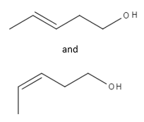 On a carbowax column, would you expect to get separation of the two ...