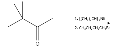 Provide the major organic product of the reaction shown below. 1. CH ...