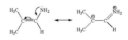 Draw a second resonance structure for A. Why can't a second resonance ...