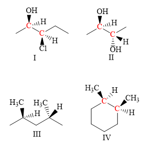 Identify all chiral centers in each molecule below. Determine whether ...
