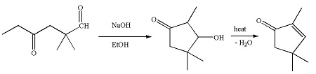 Draw the structure of the product formed by intramolecular aldol ...