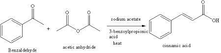 What is the product of the following modified Perkin reaction: 3 ...