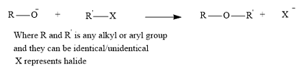The Williamson synthesis is a method used to produce unsymmetrical ...