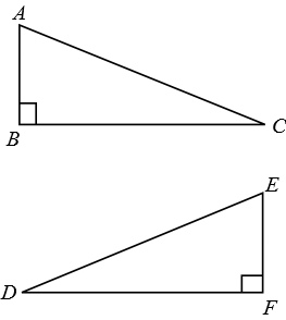 (a) The following triangle is congruent to triangle ABC . Identify the ...