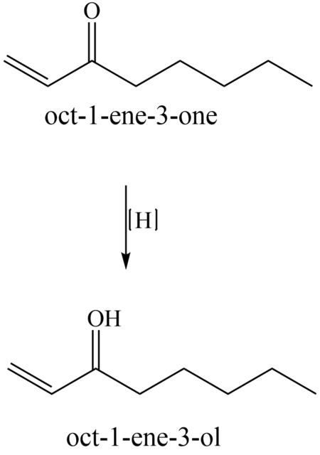 The mosquito attractant oct-1-en-3-ol can be prepared by the reduction ...