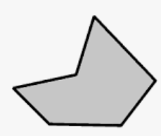 The following is an example of a concave polygon. A: True B: False ...