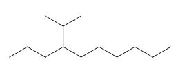 What is the IUPAC name of the compound shown? 3-hexyl-2-methylhexane 4 ...