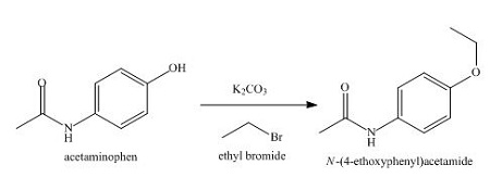 Draw a full reaction mechanism for the alkylation of acetaminophen ...