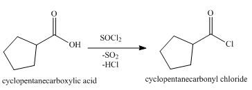 Predict the major product(s) formed when cyclopentanecarboxylic acid is ...