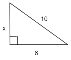 Solve for x. a) 6 b) 100 c) 36 | Homework.Study.com