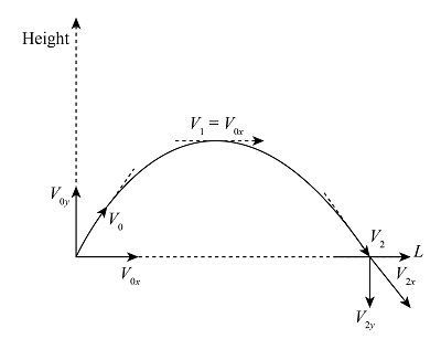 Compare the speeds V_0 V_1 and V_2 at time t_0t_1 and t_2 respectively ...