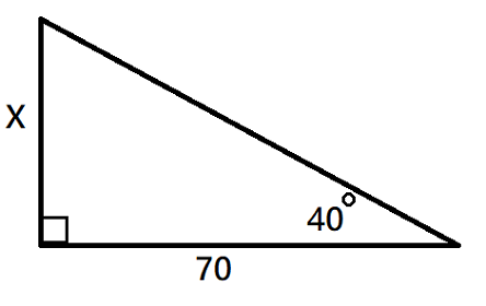 Find the value of X in each right triangle: | Homework.Study.com