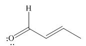 Draw the resonance structure of 2-butenal. | Homework.Study.com