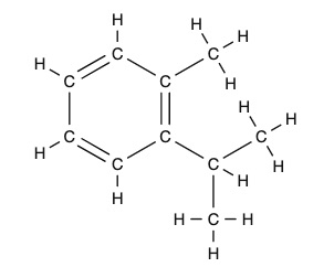 Following is the skeletal structure in line-angle (line-bond) mode of 2 ...