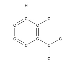 Following is the skeletal structure in line-angle (line-bond) mode of 2 ...