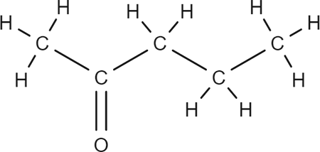 Draw a structure for a ketone with M^+ = 86 and produces fragments at m ...