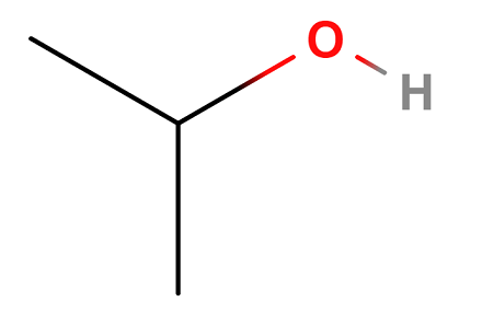 Calculate the mass percentage of each element in 2-propanol, shown ...