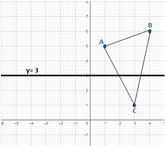 Given the vertices of \triangle ABC are A (2,5), B (4,6), C (3,1), find ...