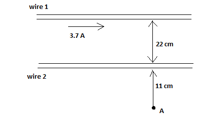 Consider to current carrying wires shown in the figure. The current in ...