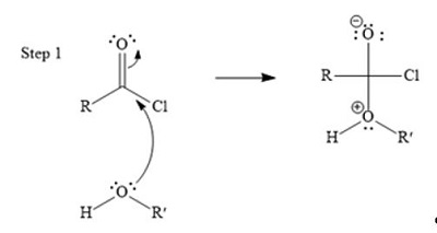 Show a reaction mechanism with all steps and all electron pushing ...