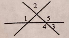 Find the value of (m \angle 2+ m \angle 3 + m \angle 4) - (m \angle 1 ...