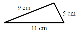 Find the perimeter of the polygon. a. 25 cm b. 20 cm c. 14 cm ...