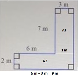 What is the the area of the figure? | Homework.Study.com