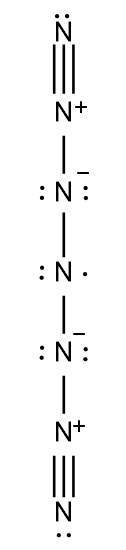 What is the lewis structure for N_7? | Homework.Study.com