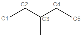 What is the lowest energy conformation of 3-methylpentane when viewed ...
