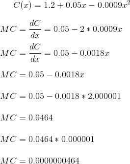 Find the exact cost and the approximate cost of producing the 2,000 ...
