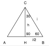 A 30 degrees, 60 degrees right triangle is half of what other kind of ...