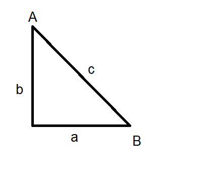 Solve the right triangle: b = 4, A = 10deg; find a, c and B | Homework ...