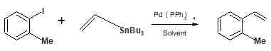 Draw and label the complete catalytic cycle for the Pd-catalyzed Stille ...