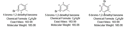 Draw and name all possible isomers of the Bromodimethylbenzene ...
