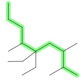 Give the IUPAC name for the following compound. 5,5-diethyl-4,7,8 ...