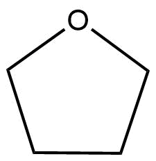 The structure of THF(tetrahydrofuran) is given below, What will the ...