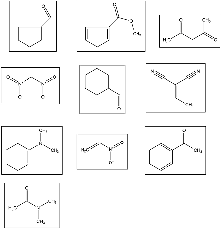 Which of the following compounds can be used as Michael acceptors ...
