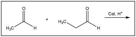 Draw the four distinct aldol addition products resulting from the given ...