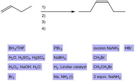 Identify the best reagent and conditions from the given list of ...