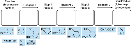 Construct an efficient three-step synthesis of 1,2-epoxy cyclopentane ...
